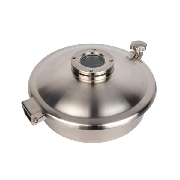 14" 350MM Sanitary Tank Manways with Sight Glass - Minghe Stainless Steel